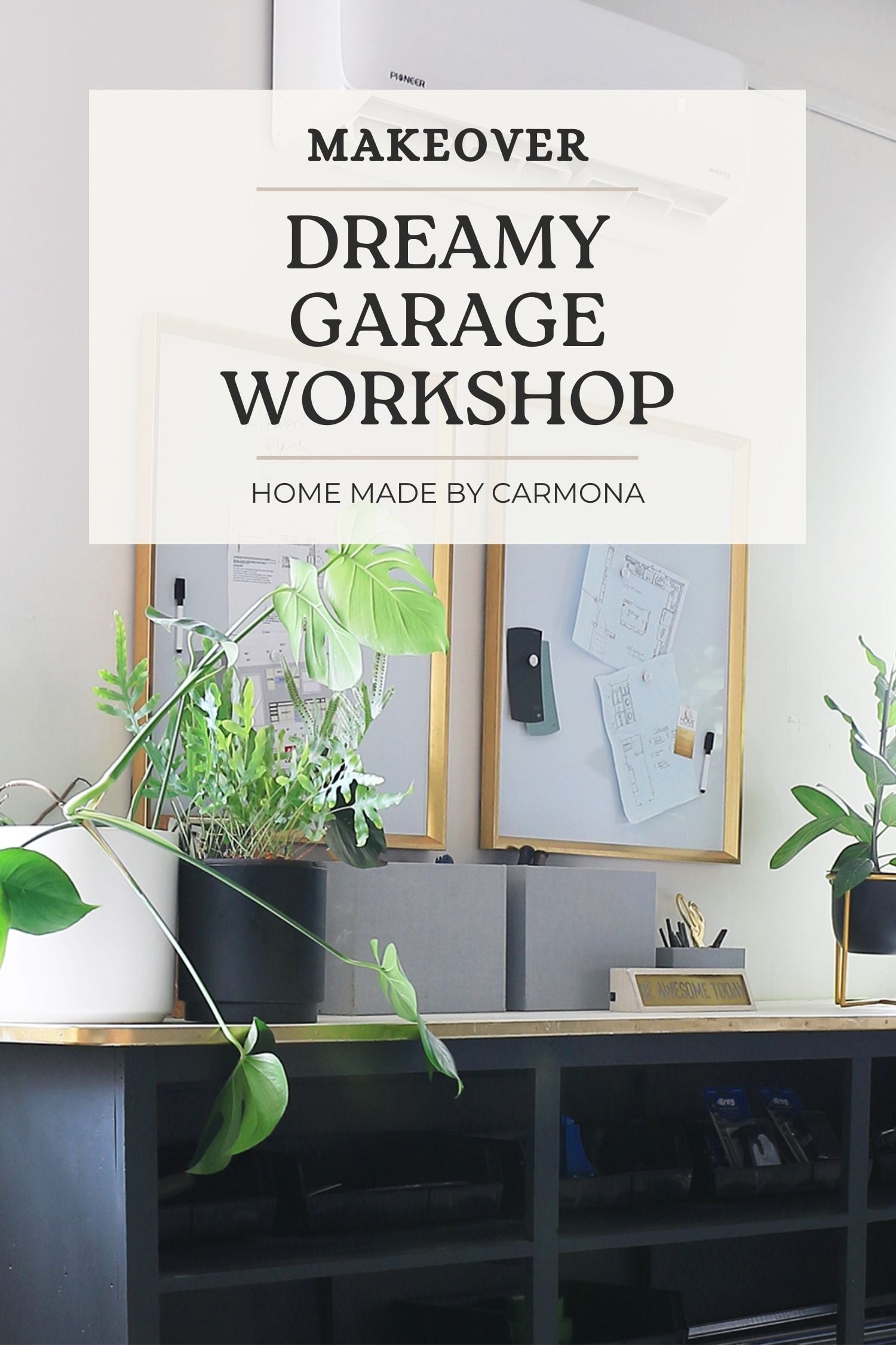 Garage Turned Classy Workshop