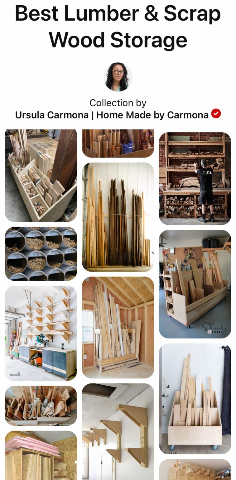 Top 10 Lumber & Scrap Wood Storage Ideas - Home Made by Carmona