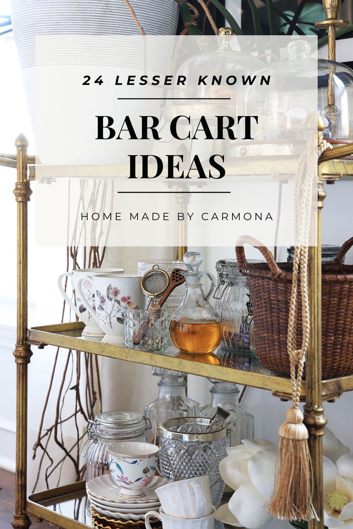 24 Lesser-Known Bar Cart Ideas To Inspire You