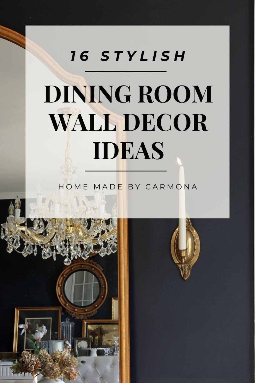 16 Dining Room Wall Decor Ideas To Inspire You