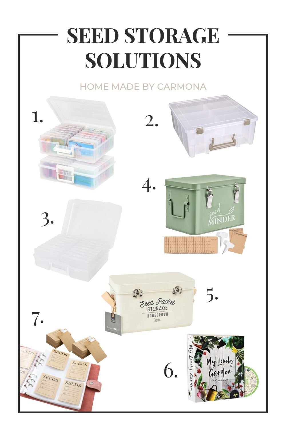 The Best Seed Storage for Keeping Seeds Organized!